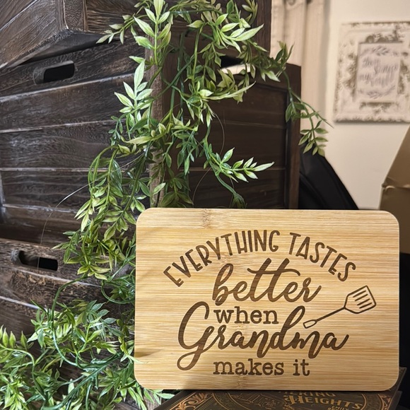 Handmade | Accents | Handmade Laser Engraved Wooden Kitchen Sign With ...